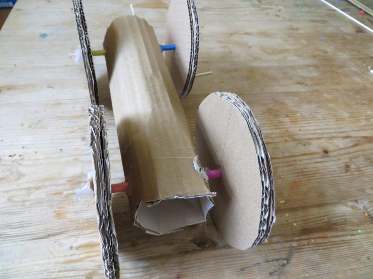 Rubber Band Car « The Kitchen Pantry Scientist